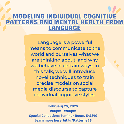 Stony Brook University - Modeling Individual Cognitive Patterns and ...