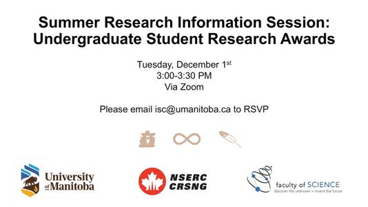 Indigenous - Summer Research Information Session: Undergraduate Student ...