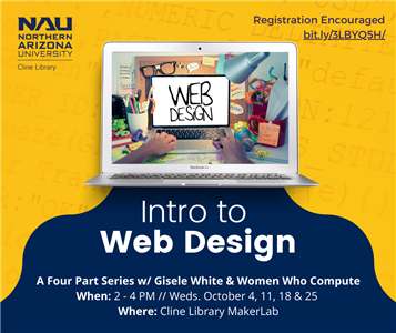 NAU Events - Intro to Web Design Workshop Series