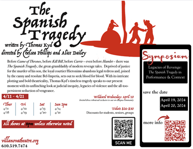 Villanova University Calendar - The Spanish Tragedy Symposium ...