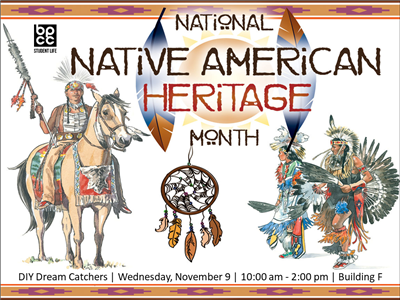 BPCC Events Calendar - DIY Dream Catchers (Native American Heritage Month)