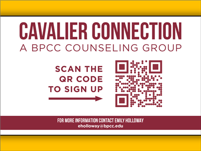 BPCC Events Calendar - Cavalier Connection: A BPCC Counseling Group