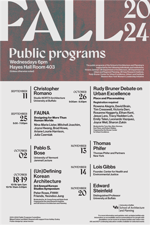 UB Events Calendar - Thomas Phifer's Lecture - 2024 Fall Public Programs