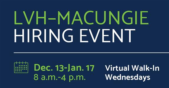 Community Calendar - Virtual Walk-In Wednesday Hiring Event for LVH ...