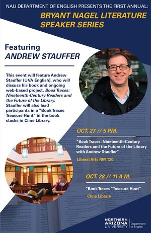 NAU Events - Book Traces Treasure Hunt with Dr. Andrew Stauffer