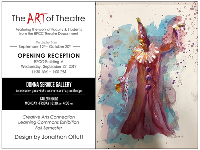 BPCC Events Calendar - The Art of Theatre Exhibit