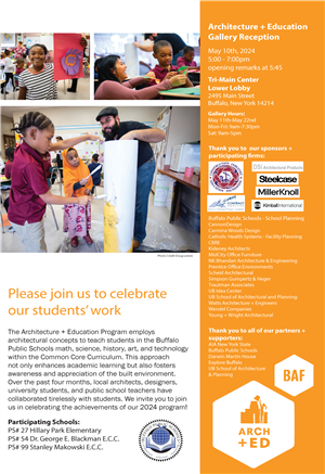 UB Events Calendar - Architecture + Education Gallery Reception