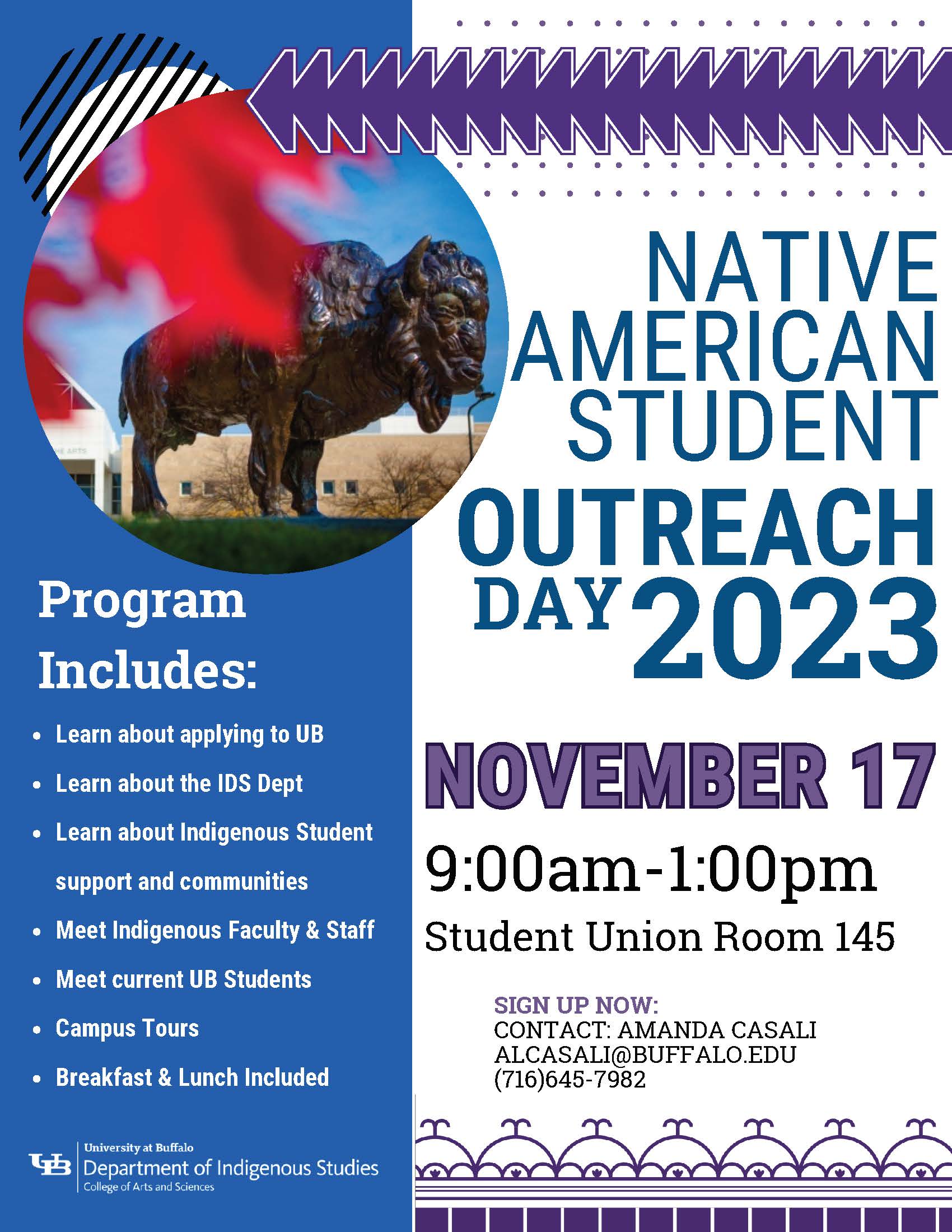 UB Events Calendar - Native American Outreach Day