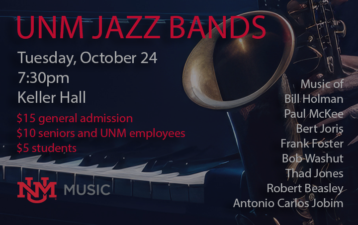 UNM Events Calendar - UNM Jazz Bands
