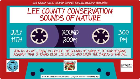 Keokuk Events - Lee County Conservation: Sounds of Nature