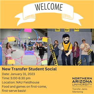 NAU Events - Transfer Student Spring Welcome Social