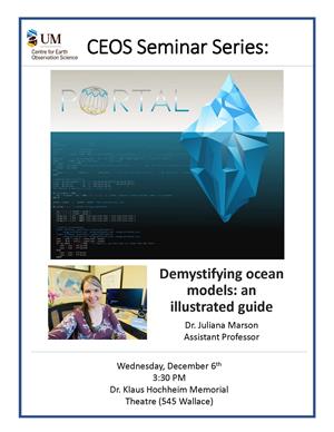 Environment, Earth and Resources - CEOS Seminar Series: “Demystifying ocean models: an ...