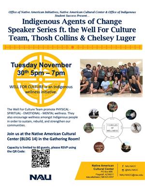 NAU Events - Indigenous Agents of Change Speaker Series ft. the Well ...