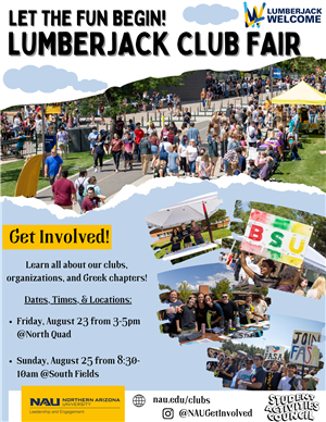NAU Events - Lumberjack Club Fair