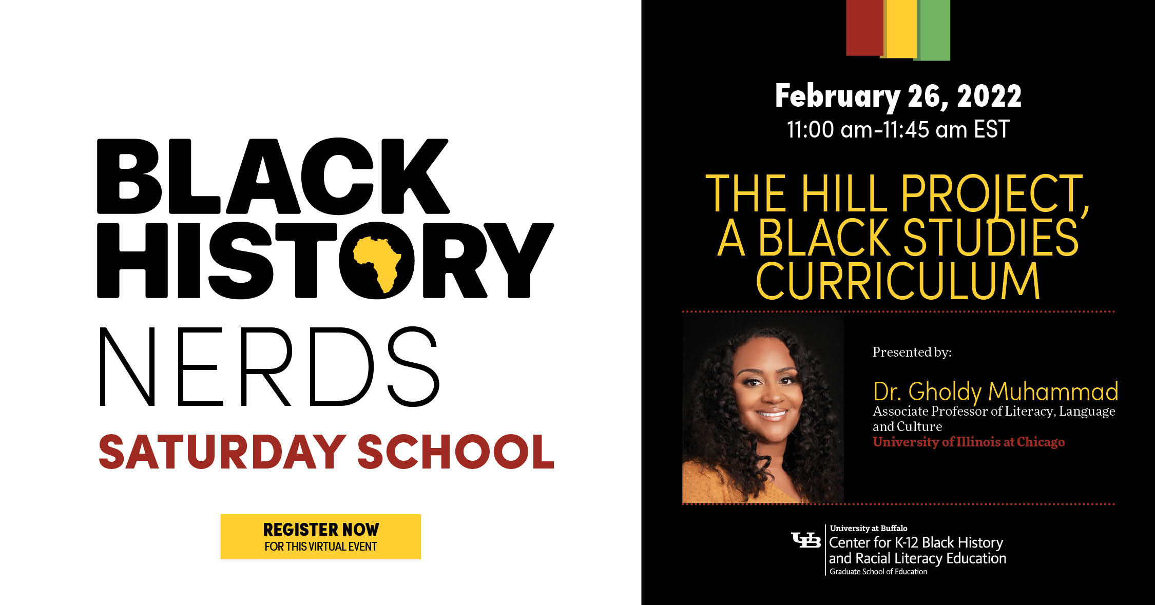 UB Events Calendar - The Hill Project: A Black Studies Curriculum
