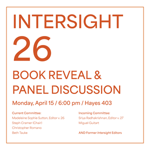 UB Events Calendar - Intersight 26 Book Launch, Discussion, and Panel