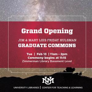 University Libraries & Learning Sciences - Jim and Mary Lois Friday ...