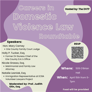 UB Events Calendar - Domestic Violence Task Force (DVTF): Careers in ...