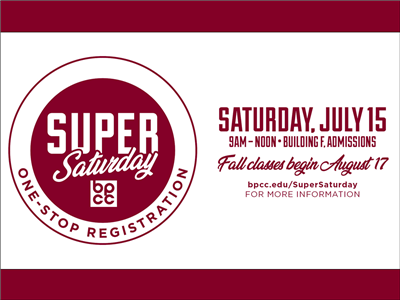 BPCC Events Calendar - Super Saturday