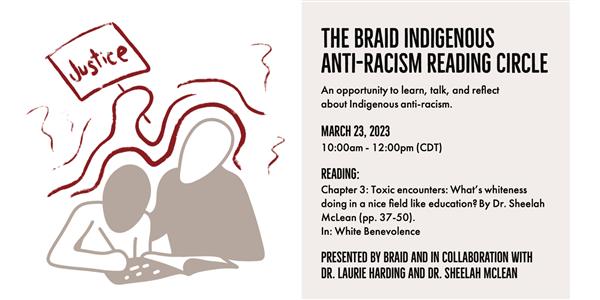 Health Sciences - BRAID Indigenous Anti-Racism Reading Circle