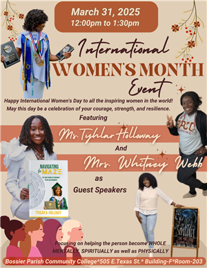 BPCC Events Calendar - International Women's Day Event