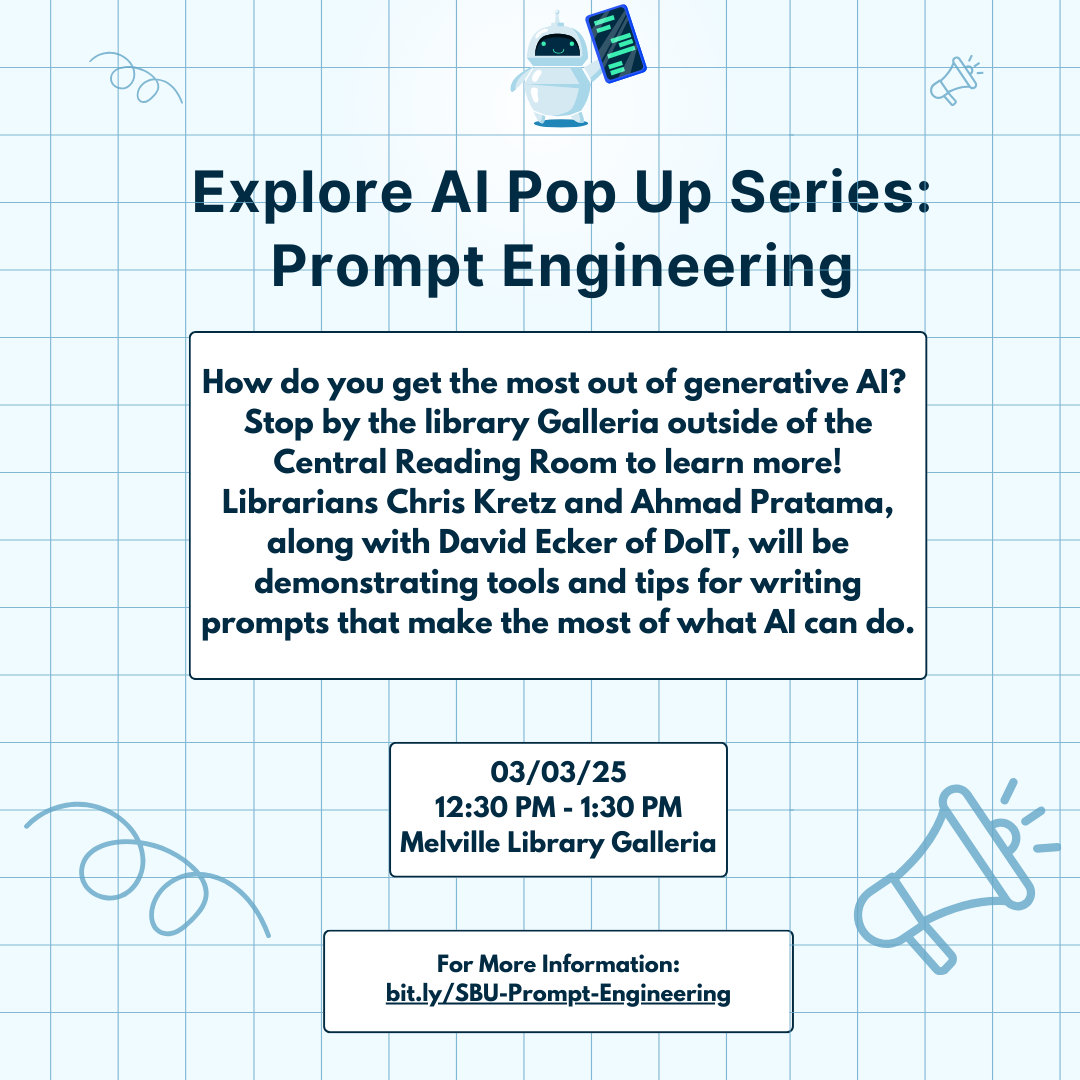 Stony Brook University - Explore AI Pop Up Series: Prompt Engineering ...