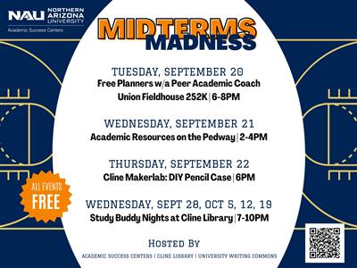 NAU Events - Study Buddy Nights at Cline Library