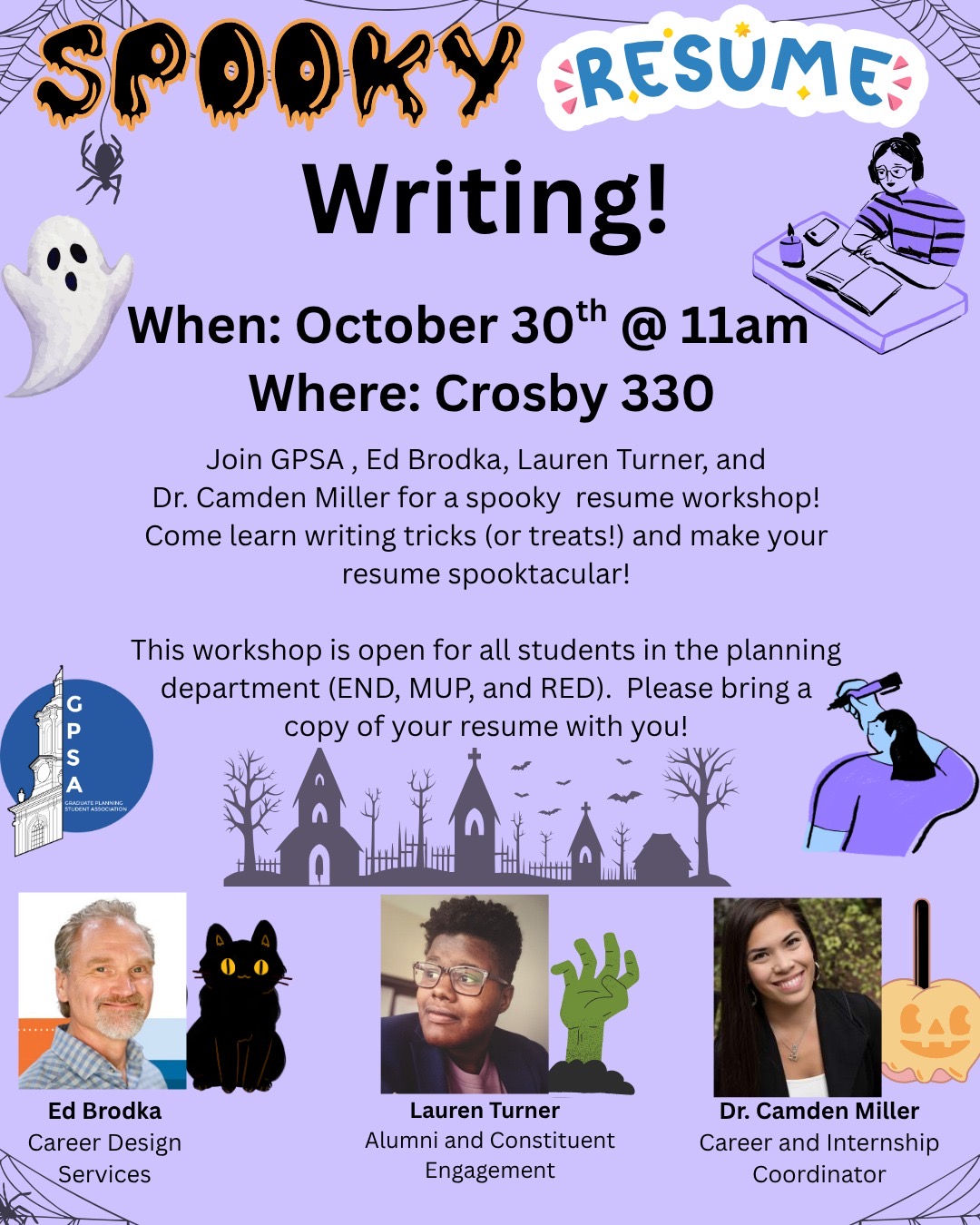 UB Events Calendar - Scary Halloween Resume Workshop