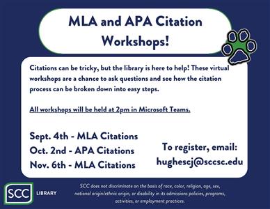 Spartanburg Community College - APA Citation Workshop