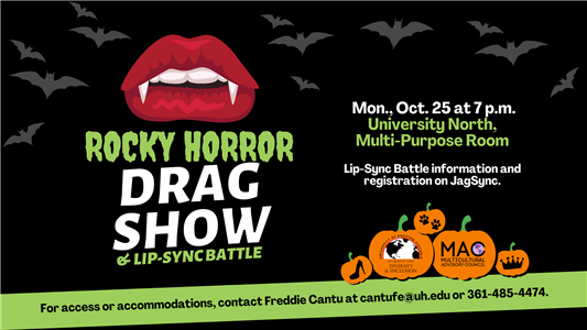 University of Houston - Victoria - Cancelled - Rocky Horror Drag Show