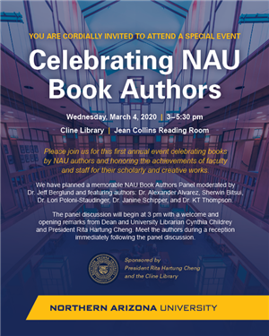 NAU Events - Celebrating NAU Book Authors