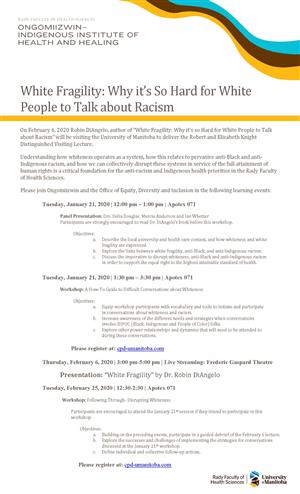 Health Sciences - A How-To Guide to Difficult Conversations about Whiteness