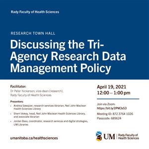 Health Sciences - Research Town Hall: Discussing the Tri-Agency ...