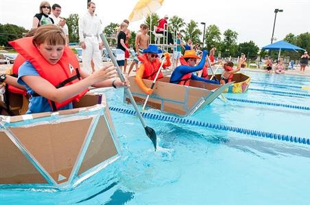 NAU Events - Welcome Week - Cardboard Boat Regatta at Wall Aquatic Center