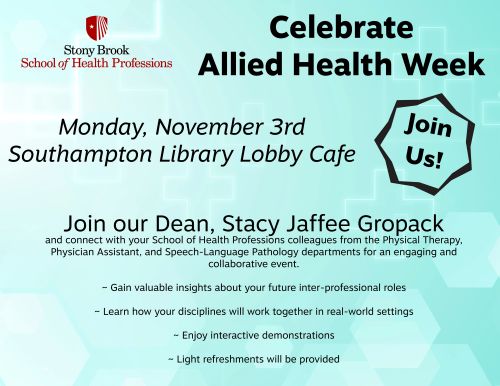 Stony Brook University - Allied Health Week Celebration