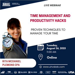 Texas A&M University-Victoria - Time Management and Productivity Hacks