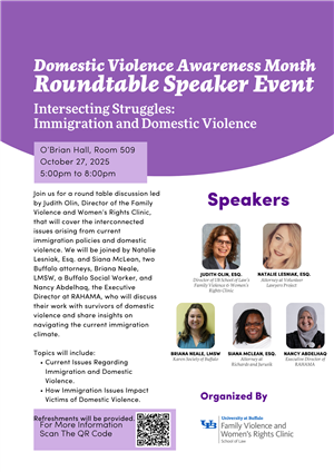 UB Events Calendar - Family Violence & Women's Rights Clinic: Domestic ...