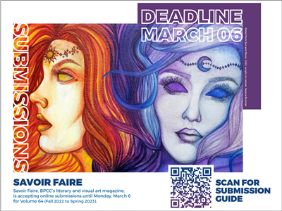 BPCC Events Calendar - Savoir Faire Submission Deadline