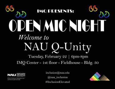 NAU Events - Open Mic Night
