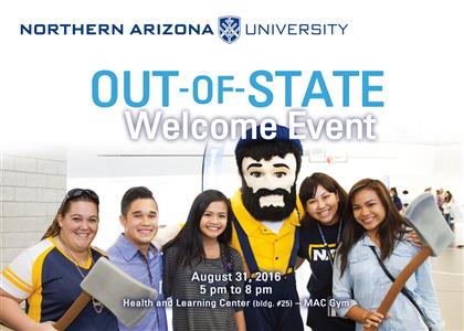 NAU Events - Peer Jacks' Out-of-State Welcome