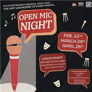 NAU Events - Open Mic Night