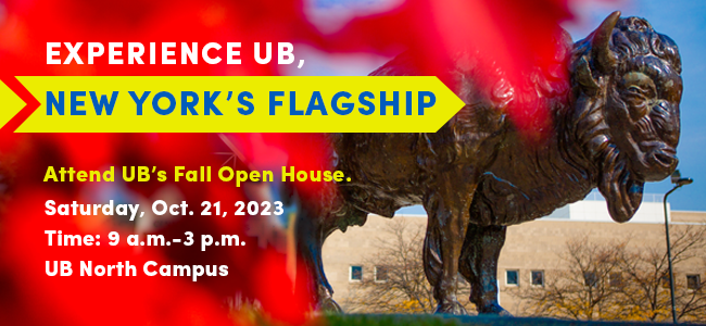 UB Events Calendar - Fall Open House