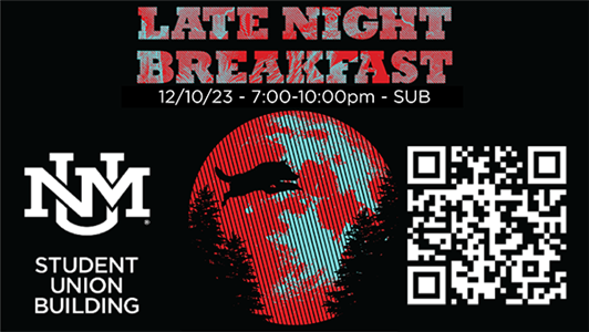 UNM Events Calendar - Late Night Breakfast